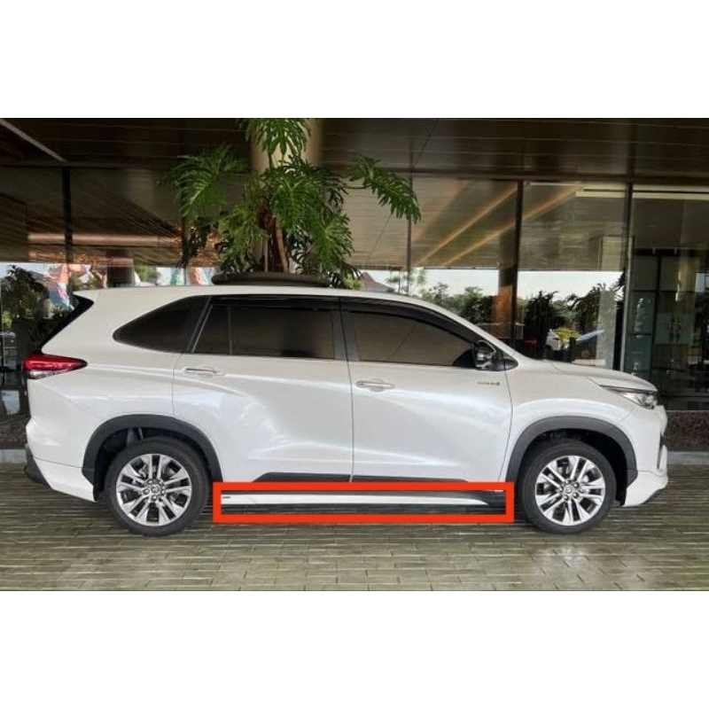 Jual Side Skirt Cover Trisplang Bodykit Samping Innova Zenix Modelista ...