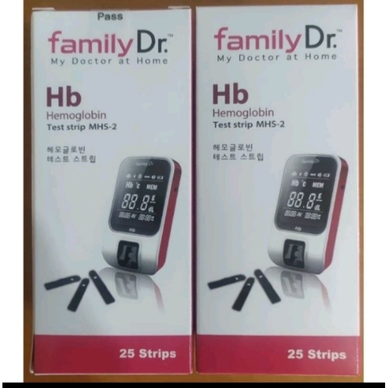 Jual Alat cek HB Family Dr/strip hemoglobin family dr/ srtip HB family ...