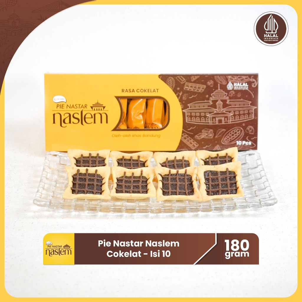 Jual Pie Nastar Naslem Cokelat isi 10 pcs Oleh-Oleh Bandung by Ina ...