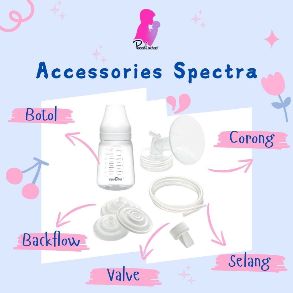 Jual Accessories Spectra Valve Selang Botol Backflow Corong Sparepart ...