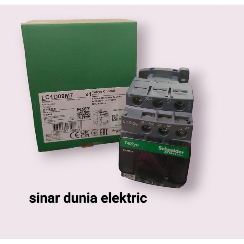 Jual CONTACTOR LC1D09M7 SCHNEIDER | Shopee Indonesia