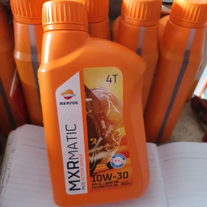 Jual Oli REPSOL MXR MATIC / 10W-30 800ML - 1000ML | Shopee Indonesia