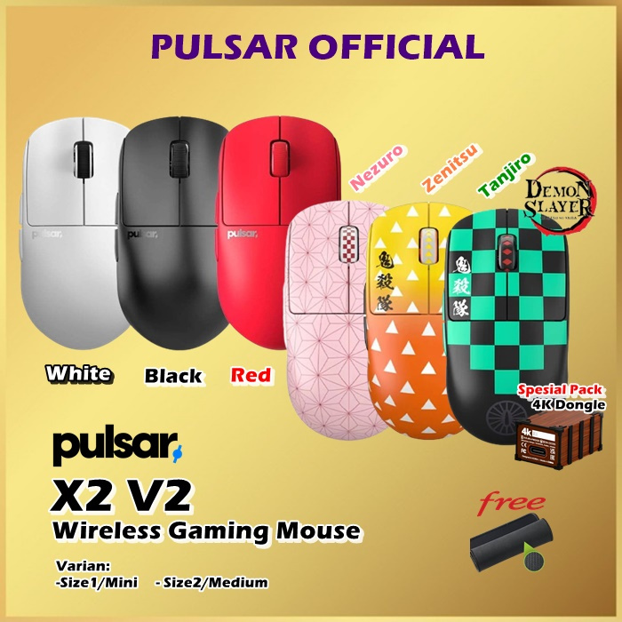 Jual Pulsar X2 V2 - X2 V2 Mini Ultra-Lightweight Wireless Gaming Mouse ...