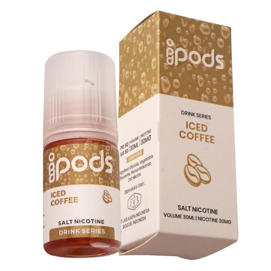 Jual Liquid IdPods Iced Coffee Salt Nic 30MG 30ML | Shopee Indonesia