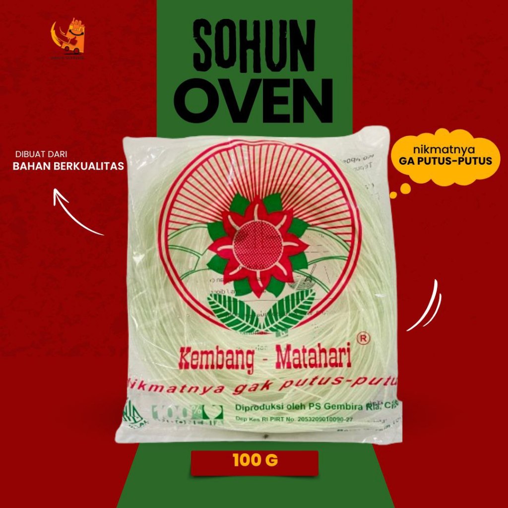 Jual Sohun Kembang Matahari 100g / Sohun Premium Lembut dan Kenyal ...