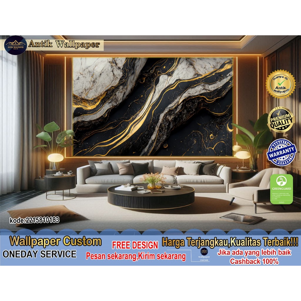 Jual WALLPAPER CUSTOM 3 D TEMA MARMER | MARBLE |3D| BEUTIFUL ...