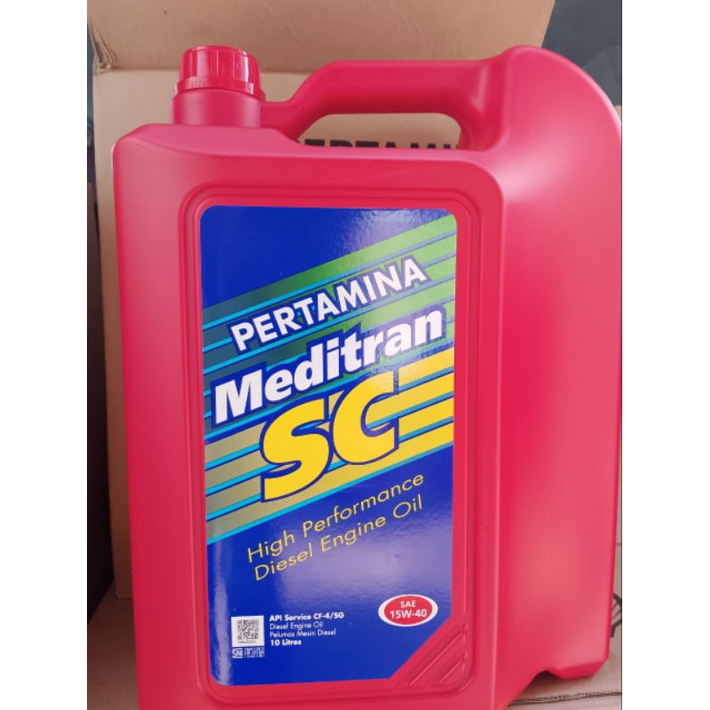 Jual OLI PERTAMINA DIESEL MEDITRAN SC 15w-40 (Galon 10L) | Shopee Indonesia