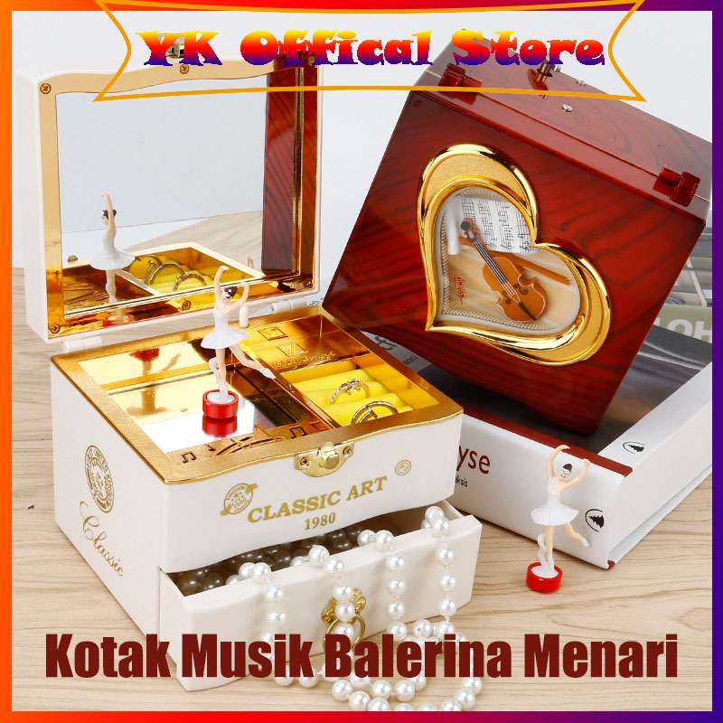 Jual Kotak Musik Balerina Menari Music Box Ballerina Kotak Musik Putar ...