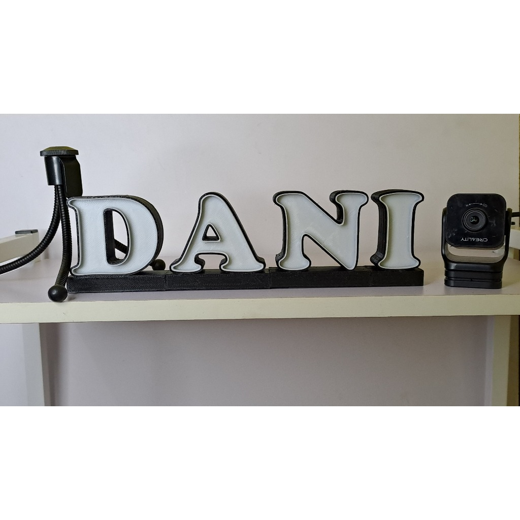 Jual NEON BOX MINI 3D PRINT / LETTER BOX 3D PRINT/FONT LETTER 3D PRINT ...