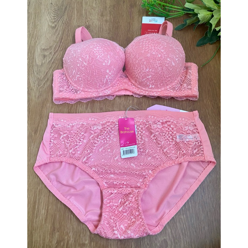 Jual THE BRAHOUSE SET BRA + PANTY (PUSH UP BRA BERKAWAT SIZE 32B/B70 ...