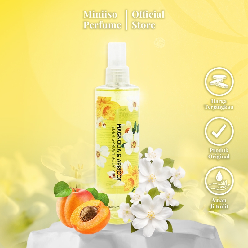 Jual MINISO - Eden Garden Body Mist Magnolia & Apricot 150ml | Shopee ...