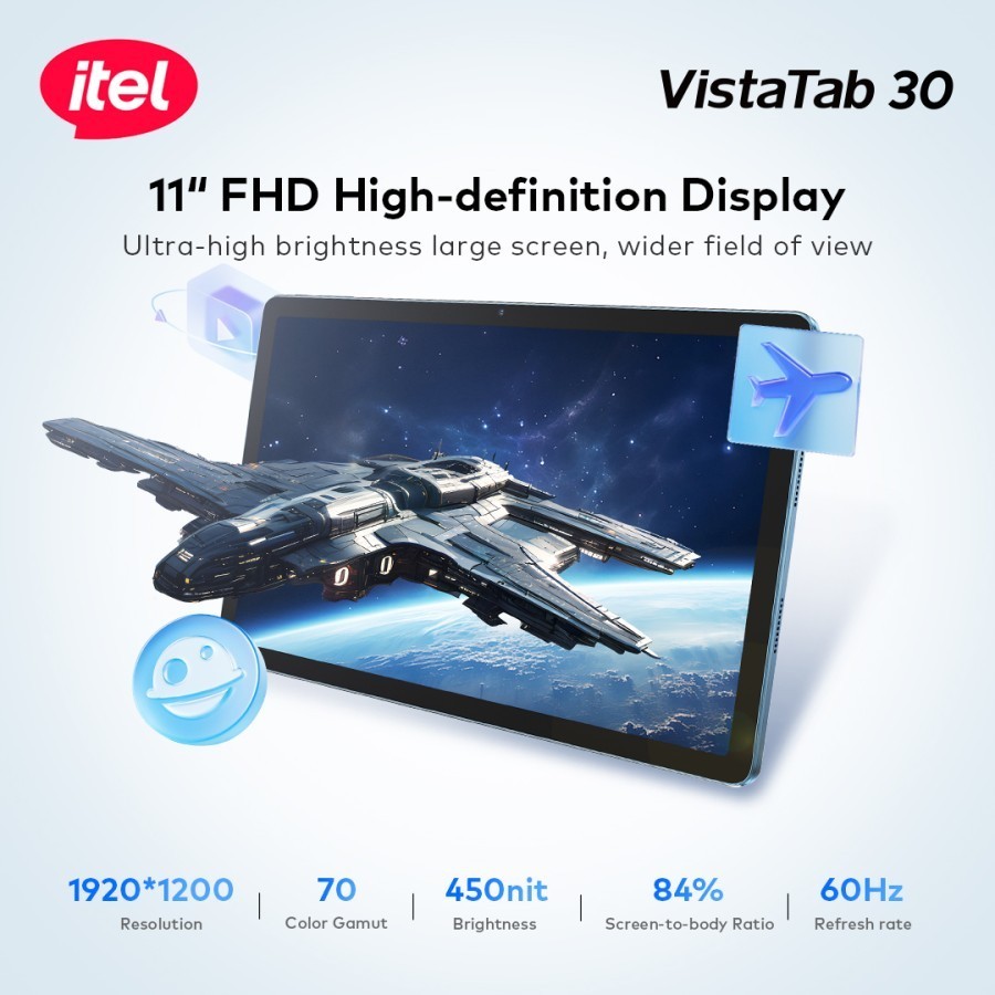 Jual Itel Vista Tab 30 4/128GB Garansi Resmi | Shopee Indonesia