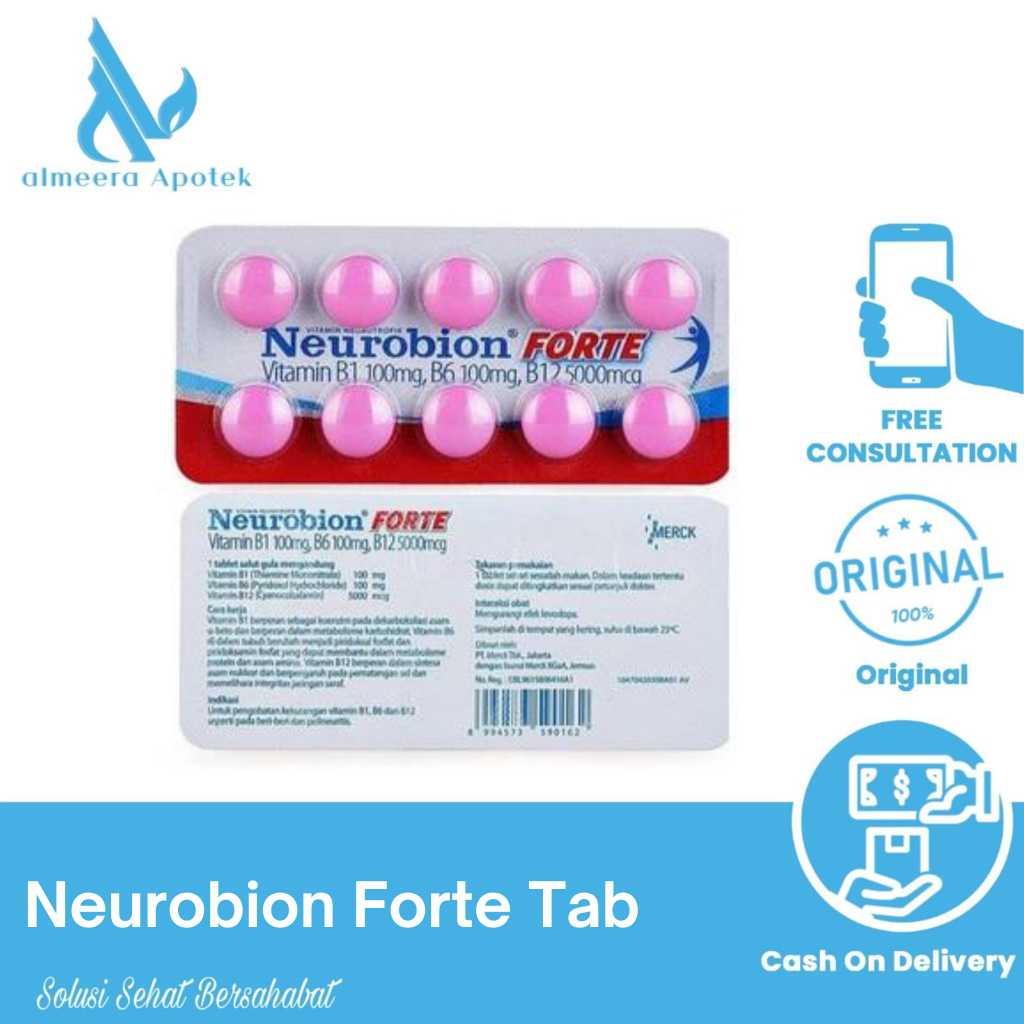 Jual Neurobion Forte Tablet | Shopee Indonesia