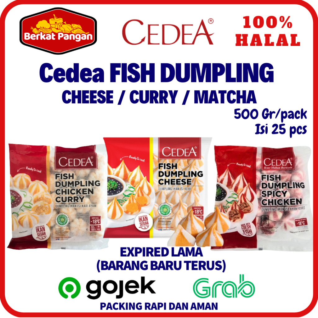 Jual CEDEA Fish Dumpling Cheese / Dumpling Chicken Curry / Dumpling ...