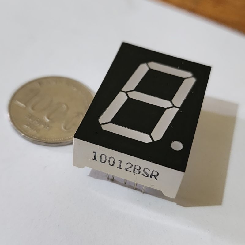Jual 7 Segment 1 INCH CA Super Bright KEM Original LED SEVEN SEGMEN ...