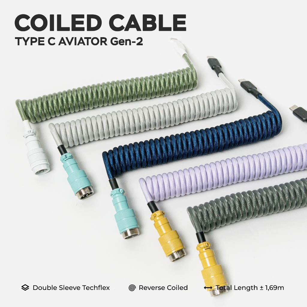Jual Coiled Cable Type C Aviator Gen 2 - Kabel Mechanical Keyboard by ...