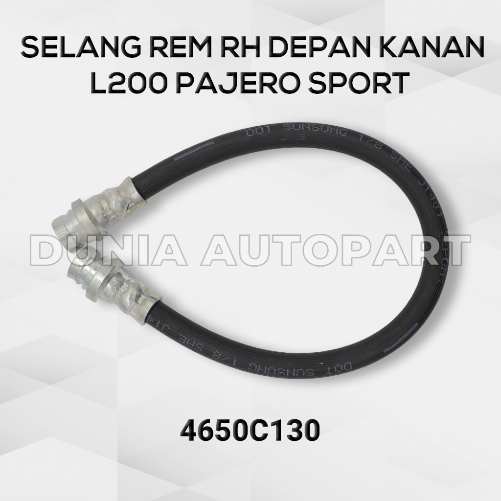 Jual Selang Rem RH Depan Kanan L200 Pajero Sport 4650C130 | Shopee ...