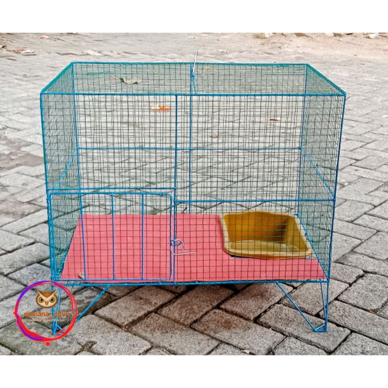 Jual SANGKAR KUCING LANDAK MINI MARMUT KELINCI BAHAN KAWAT BESI KANDANG ...