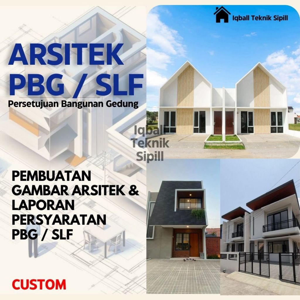 Jual CUSTOM ORDER ARSITEK Persetujuan PBG IMB SLF | Shopee Indonesia