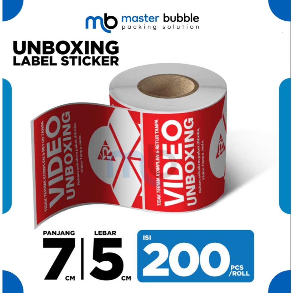 Jual Stiker Sticker Fragile - Video Unboxing 200pcs Per Roll Rusfet ...