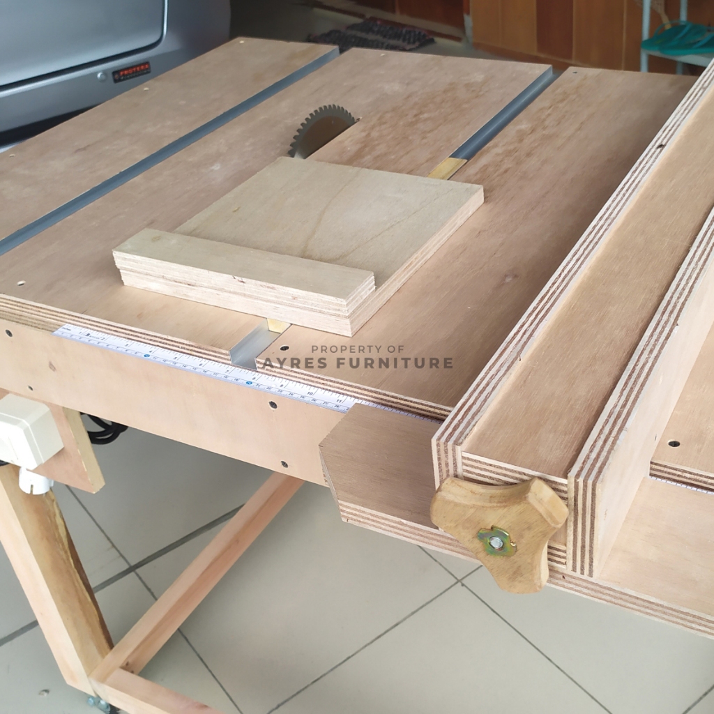 Jual Meja potong kayu / Table saw dari Circular Saw Rakitan Plywood ...