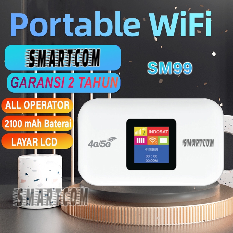 Jual SMARTCOM - SM99 PRO Modem Wifi 4G LTE Unlock All Operator Modem ...