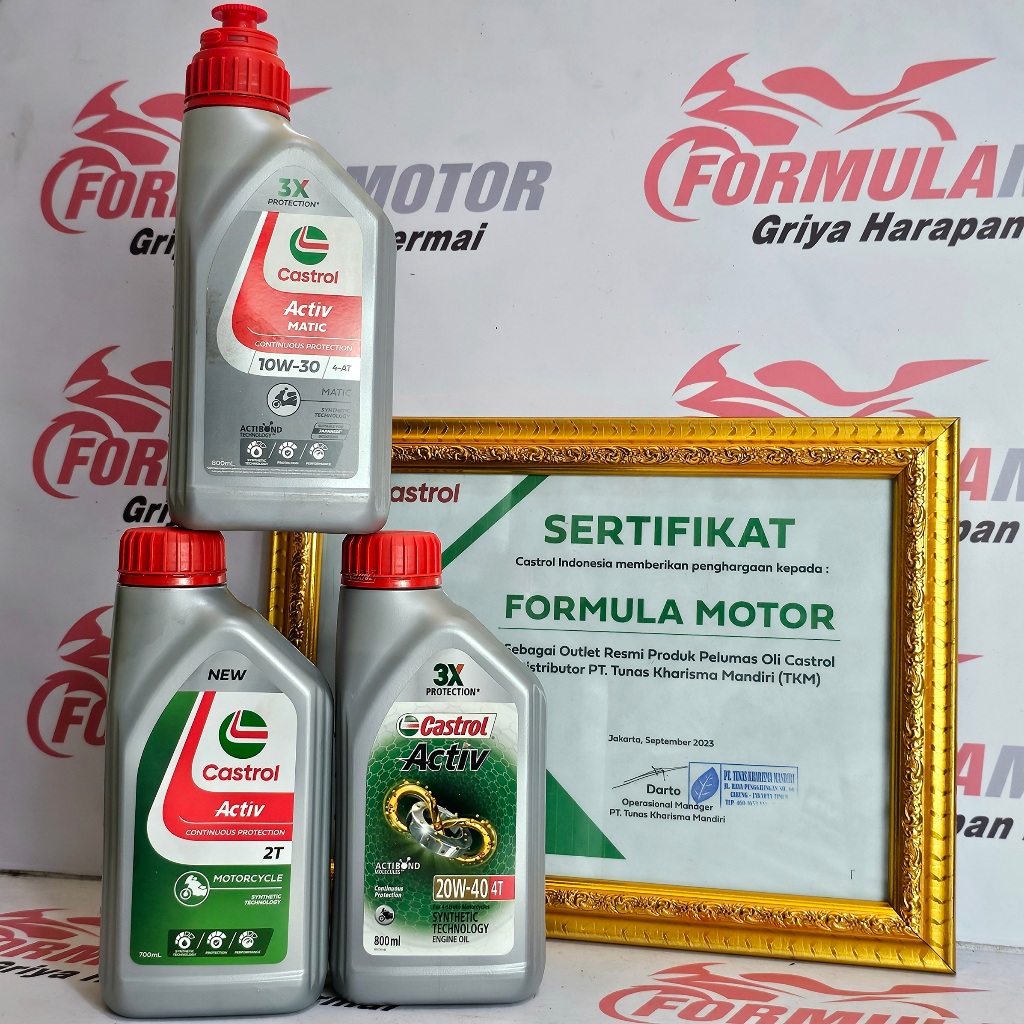 Jual Castrol Activ All Series (Semi Synthethic) Oli Mesin Motor 2T/4T ...