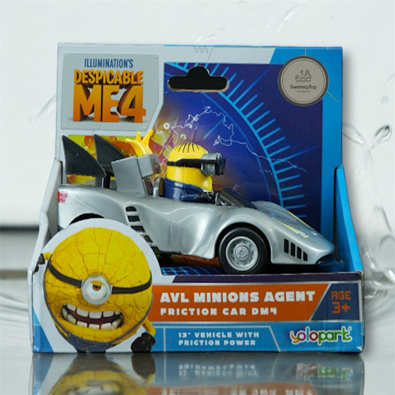 Jual Yolopark Despicable Me 4 Friction Avl Minions Agent / Mainan ...