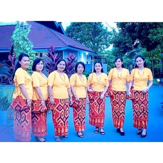 Jual SERAGAM COUPLE SET BAJU PABINTIK ADAT TORAJA BAJU TENUN MOTIF ...
