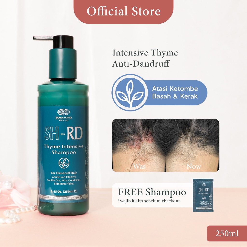 Jual SHRD | Thyme Shampoo | Shampoo anti ketombe | Perawatan Rambut ...