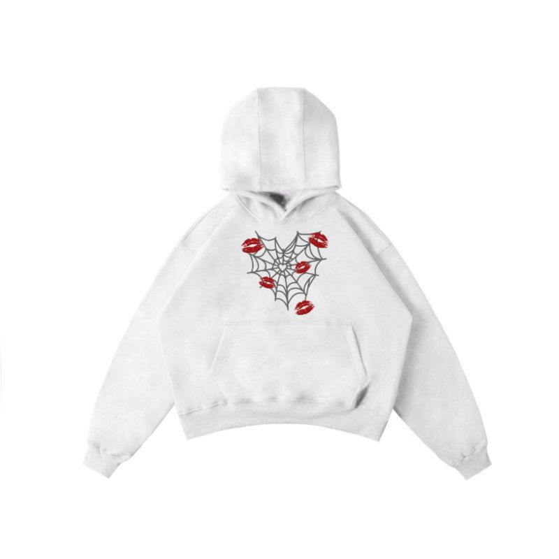Jual Hoodie Boxy 330 Gsm | Spider Kiss | Snpb.Studio | Shopee Indonesia
