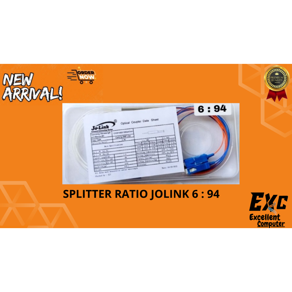 Jual Splitter Ratio Fiber Optic 6 : 94 SC/UPC | Shopee Indonesia