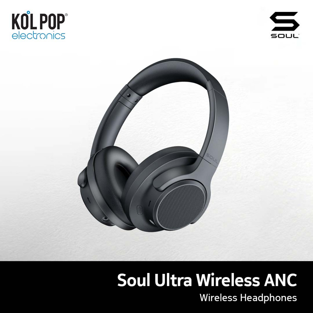 Jual Soul Ultra Wireless ANC Hybrid Over-Ear Headphones | Shopee Indonesia
