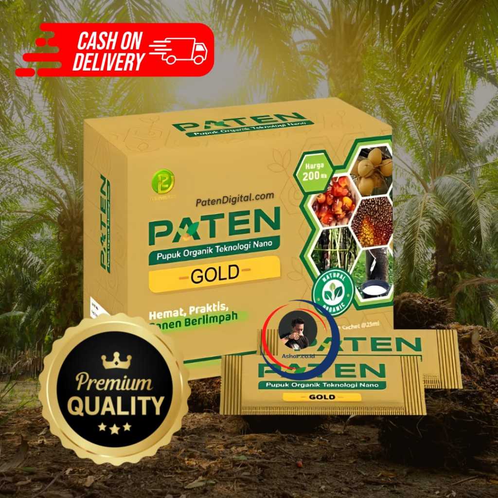 Jual PUPUK PATEN GOLD / PUPUK ORGANIK SAWIT TEKNOLOGI NANO ORIGINAL 1 ...