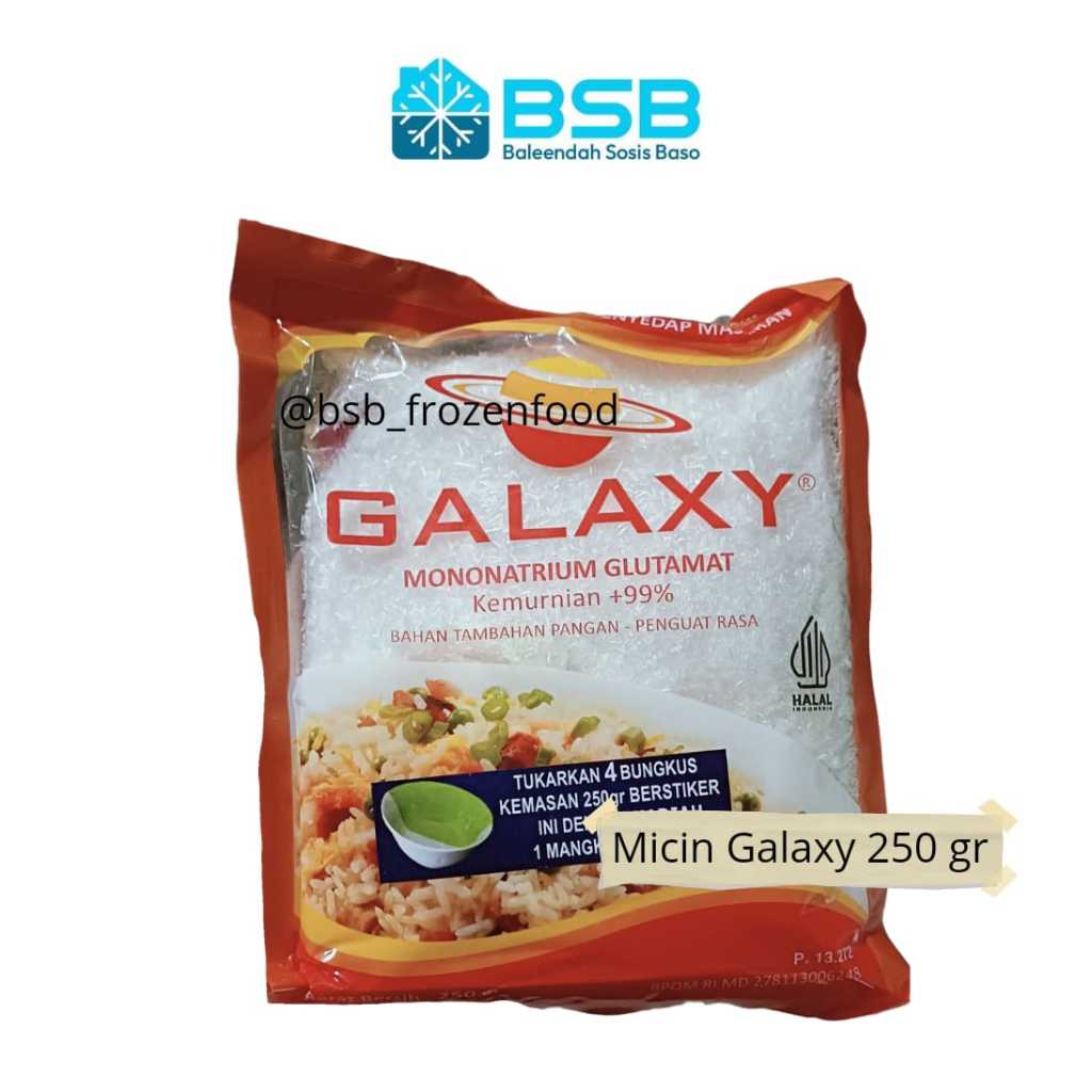 Jual Pure Monosodium Glutamate GALAXY | MSG | Micin Murni | Vetsin ...