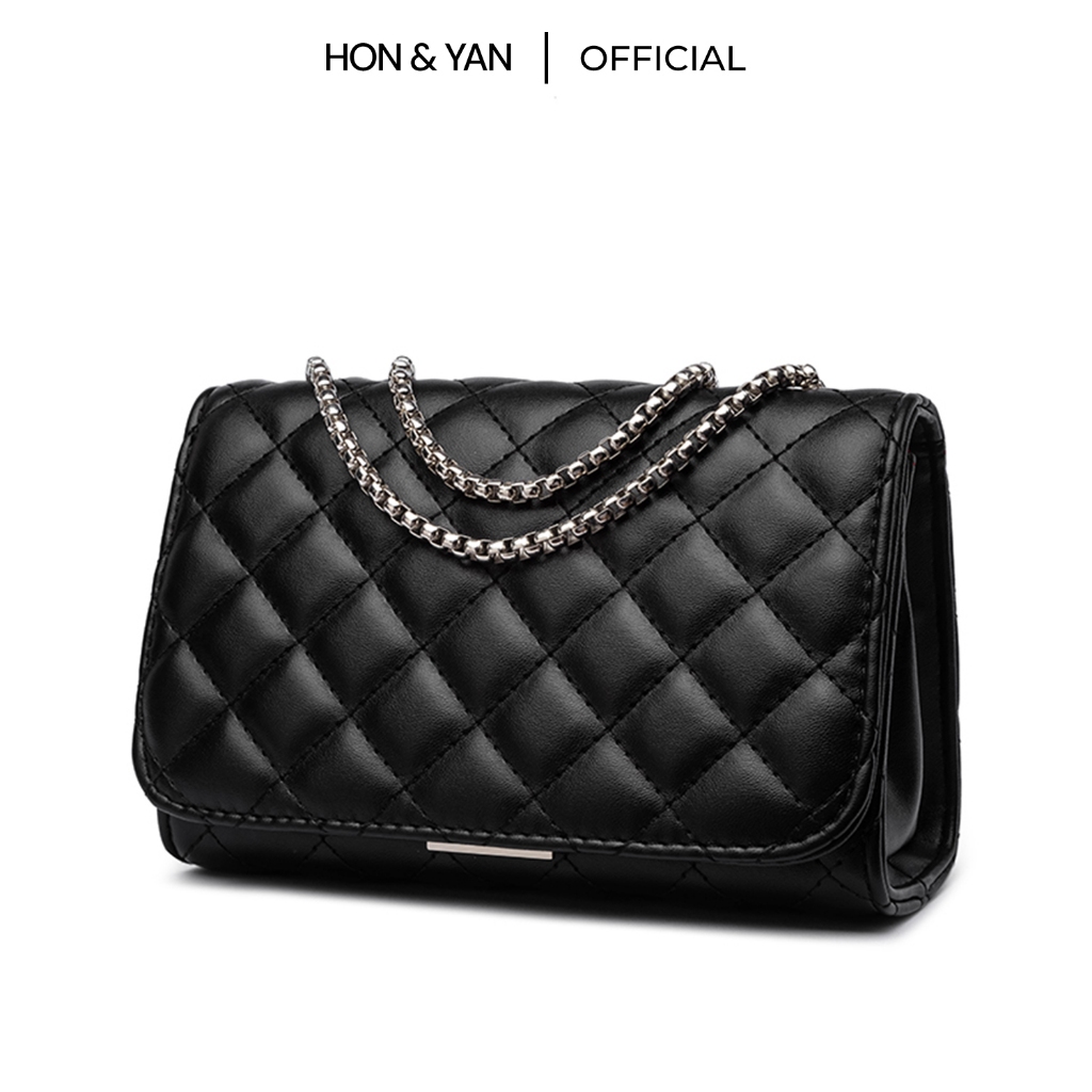 Jual HONYAN Tas Import Wanita Selempang Sling bag Tali Rantai Quilted ...