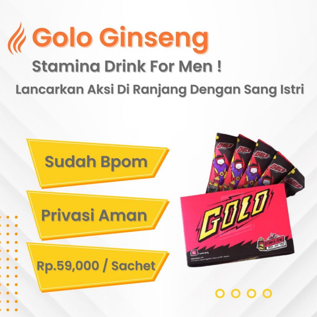 Jual Mister Golo Ginseng 1 Box Isi 5 Sachet Original Bpom | Shopee ...