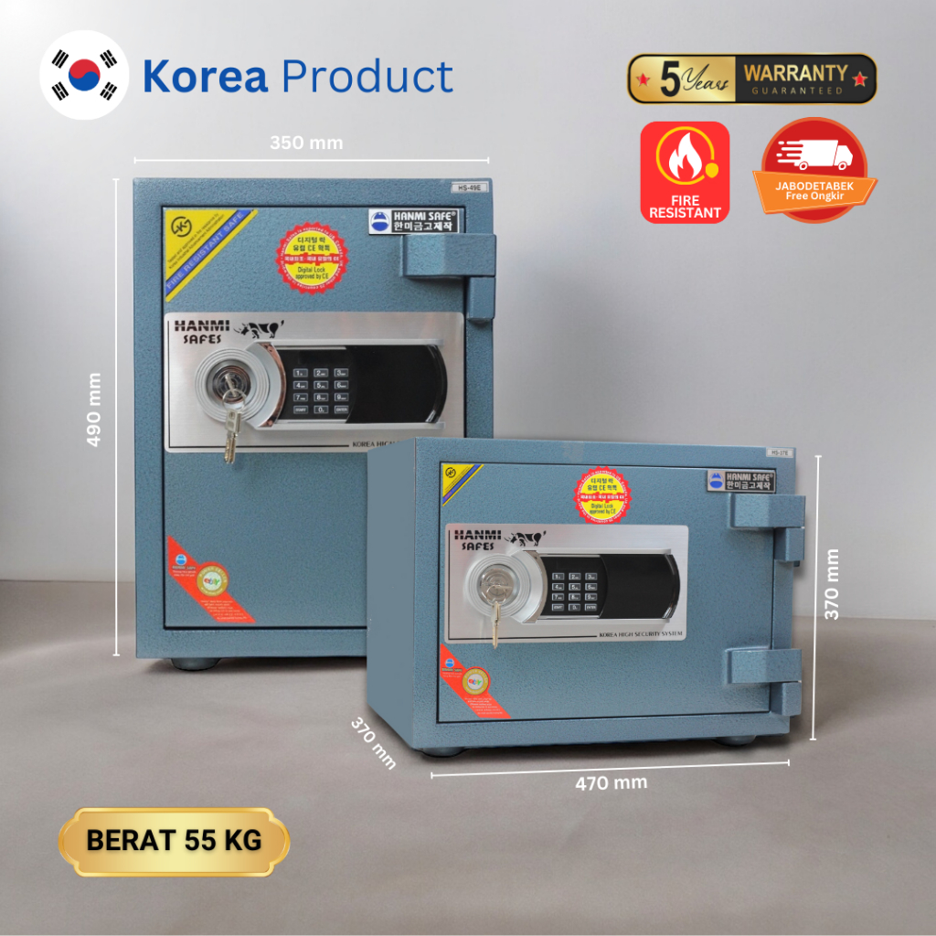 Jual Brankas Digital Korea Product (23 liter, 55kg, tahan api) Safety ...