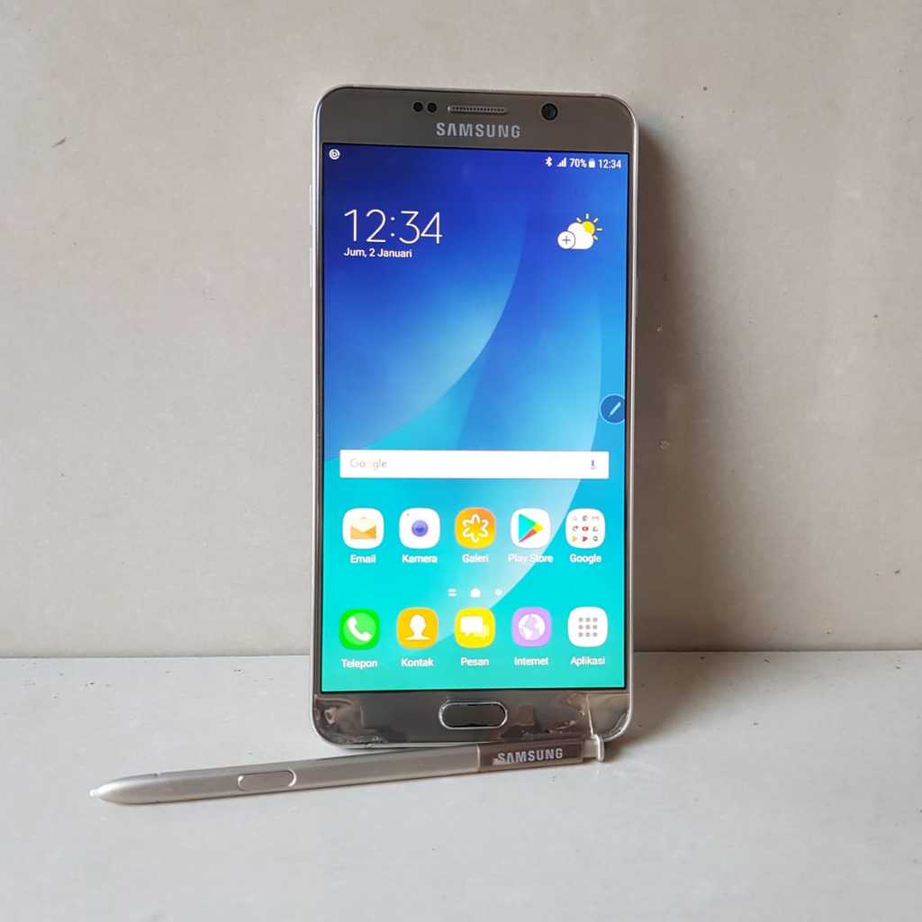 Jual Samsung Galaxy Note 5 Dual SIM LTE RAM 4GB NFC ROM 32GB SEIN | Shopee Indonesia