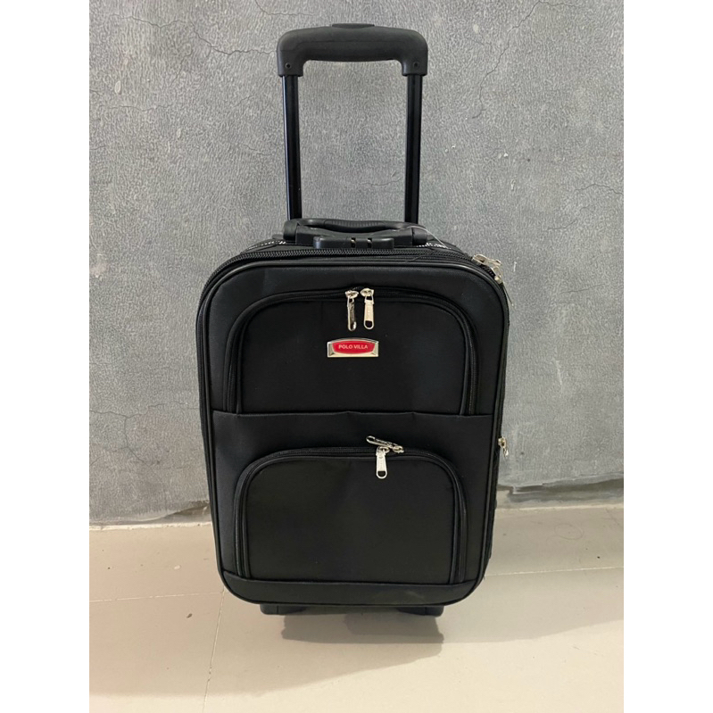 Jual Koper Polo Ukuran 16 20 24 inch Koper Kain Import | Shopee Indonesia