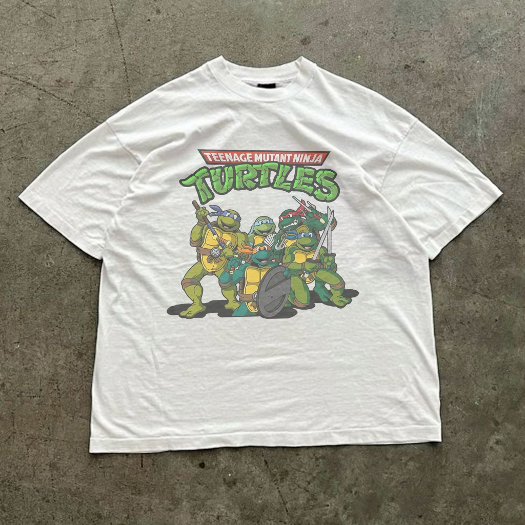 Jual Oursweet Kaos Turtles OS-97 Kaos Pria Wanita Cotton Combed 24s ...