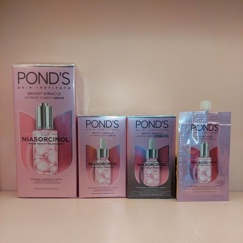 Jual PONDS TRIPLE GLOW SERUM / PONDS BRIGHT MIRACLE CLARITY SERUM 7.5G ...