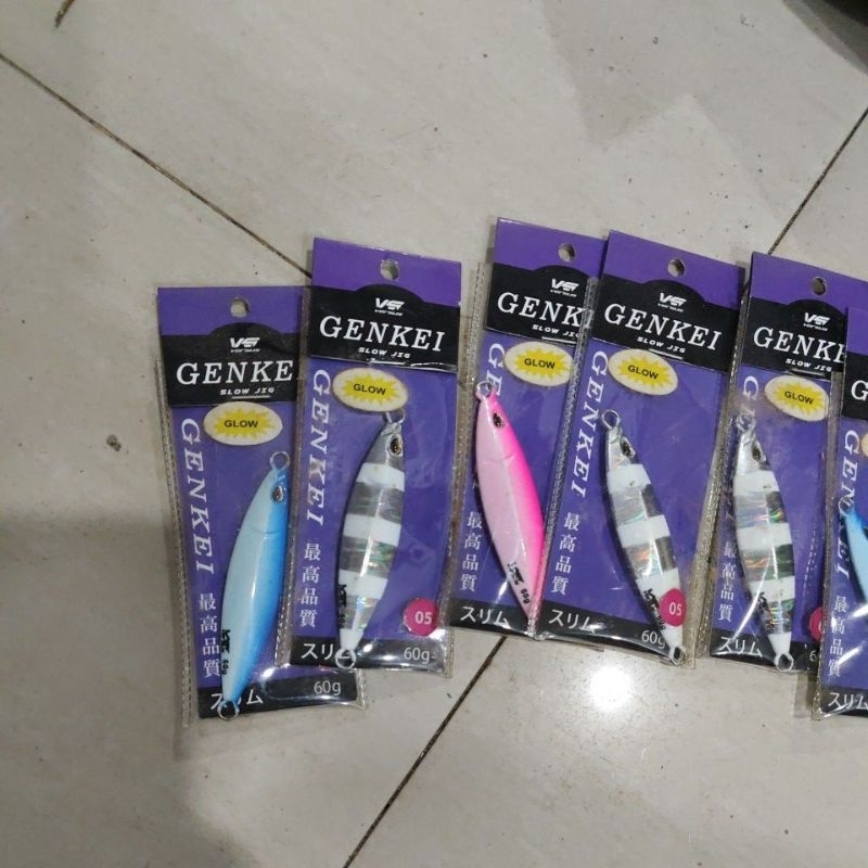 Jual metal jig pancing umpan versus genkei 60 gram atau 200 gram ...