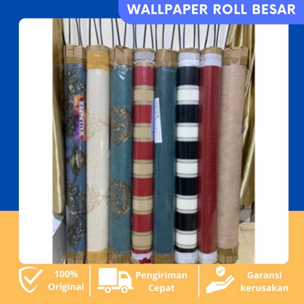 Jual Wallpaper Roll besar 1x15m/Wallpaper premium murah/Wallpaper ...