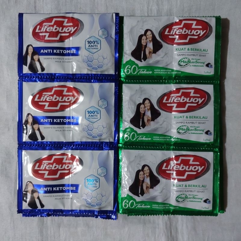 Jual [BELI BANYAK LEBIH HEMAT] SHAMPO LIFEBUOY SACHET (1 renteng isi 12 ...