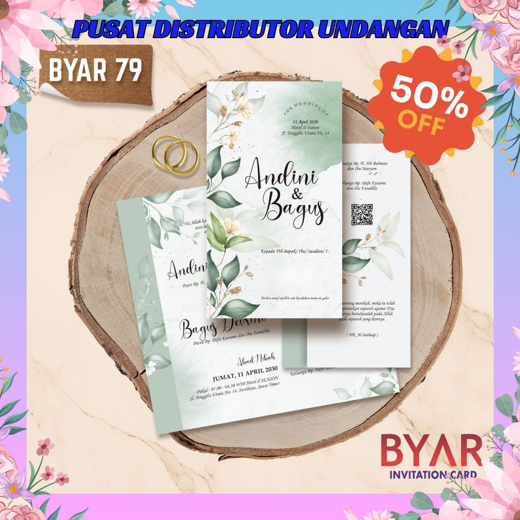 Jual Blangko Undangan Byar 79 | Blangko Undangan Murah | Blangko ...