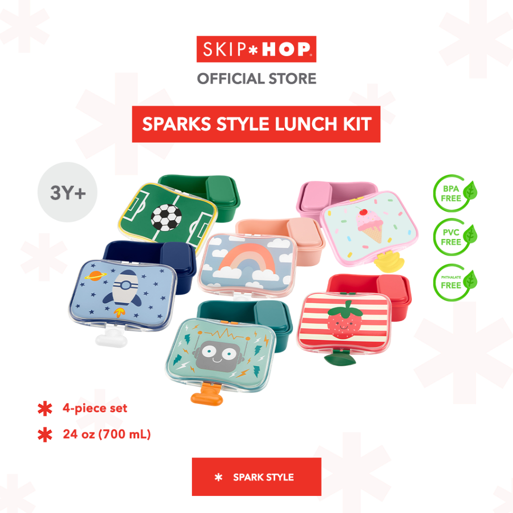 Jual Skip Hop Spark Style Lunch Kit - 2 in 1 Kotak Bekal Dan Tempat ...
