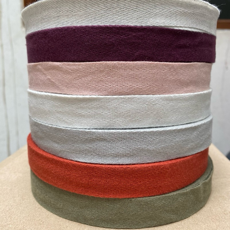 Jual twill cotton tape,piterban katun,bias tape katun (25 yards ...
