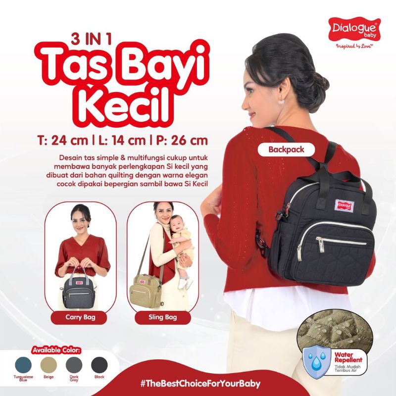 Jual Dialogue Baby - Tas Bayi Kecil 3in1 Crown & Ottimo Series | Shopee ...