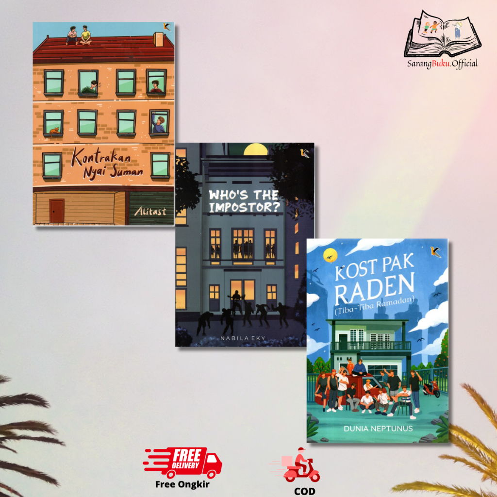 Jual Novel Kontrakan Nyai Suman, Kost Pak Raden & Who's The Impostor ...